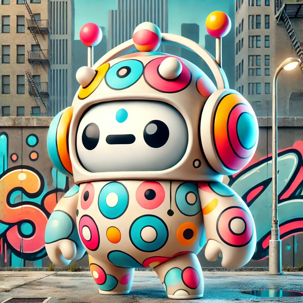 Graffiti Bot – A Vibrant Urban Character Design