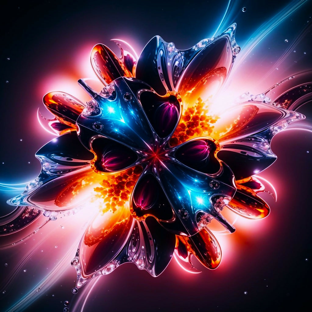 Celestial Bloom – A Radiant Fusion of Light & Color