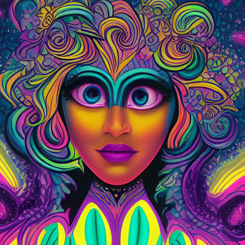 Inner Connection, Bad Trip Style, psychedelic art, spiritual growth...