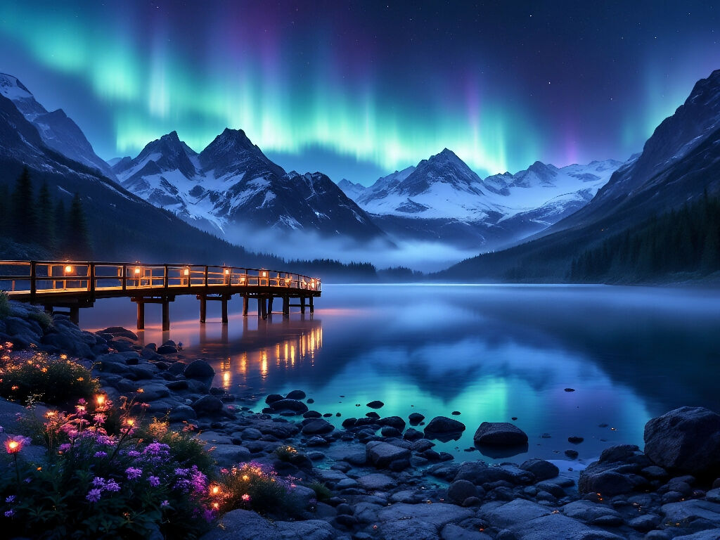 AuroraDreams & EnchantedLandscapes – Stunning AI-Generated Fant...