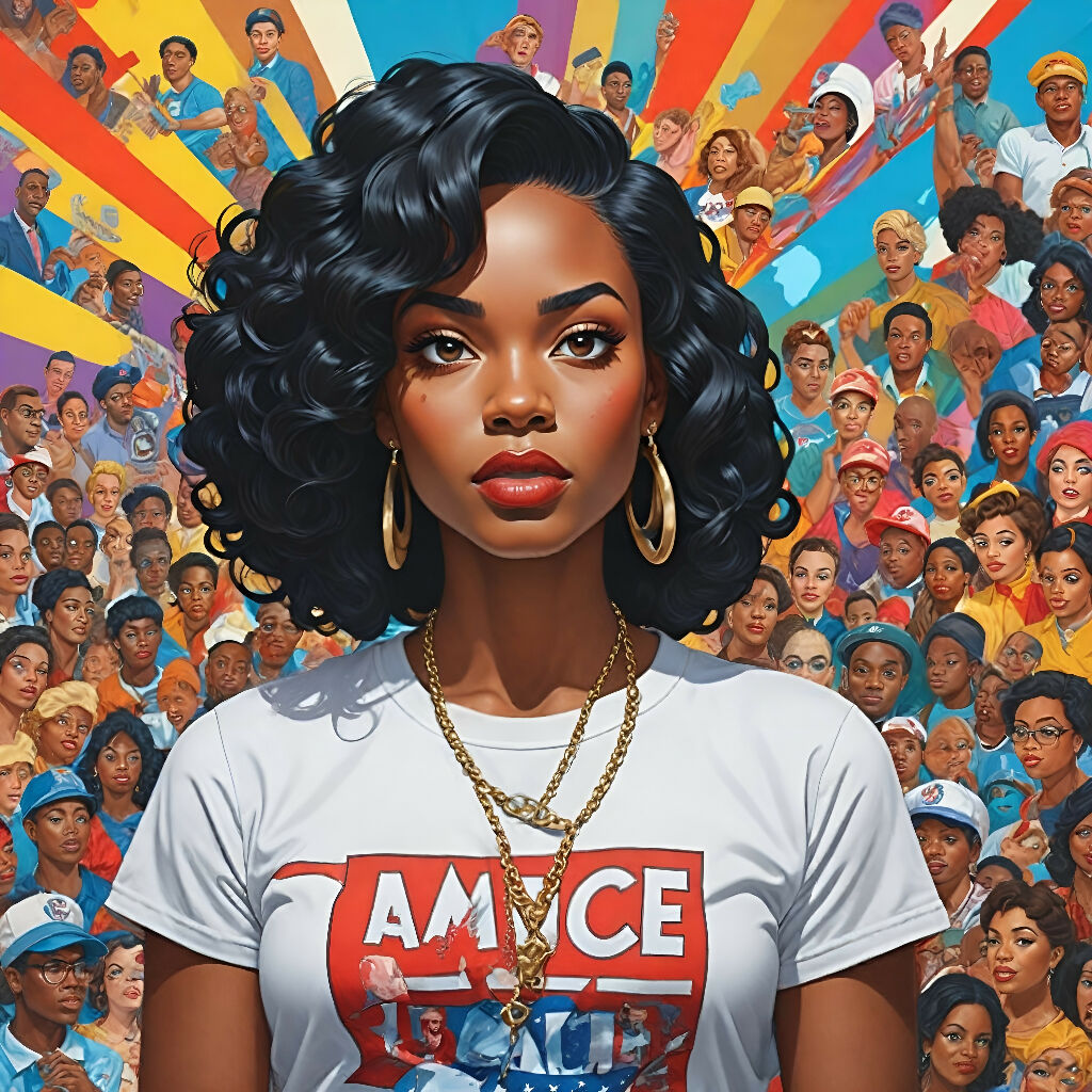 Empowered Voices: Celebrating Diversity Through Vibrant Portrait Art