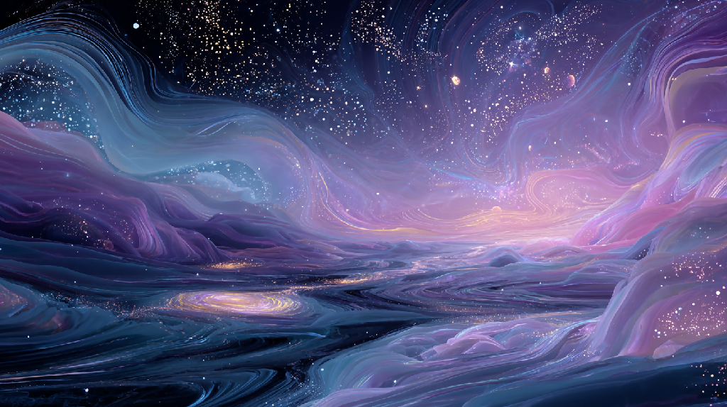 Celestial Drift – Abstract Digital Series Inspired by Cosmic Motion...