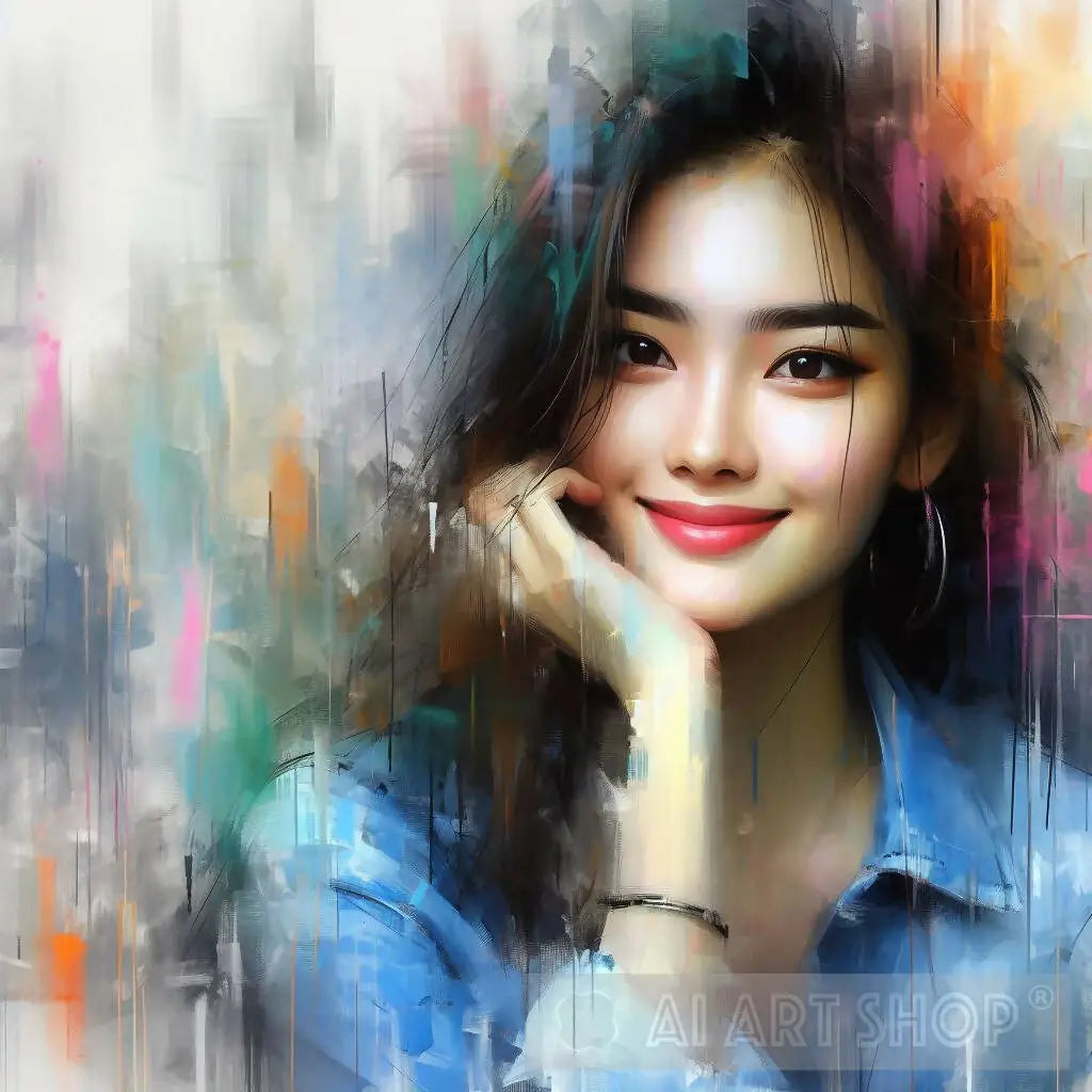 Beautiful model painting #35