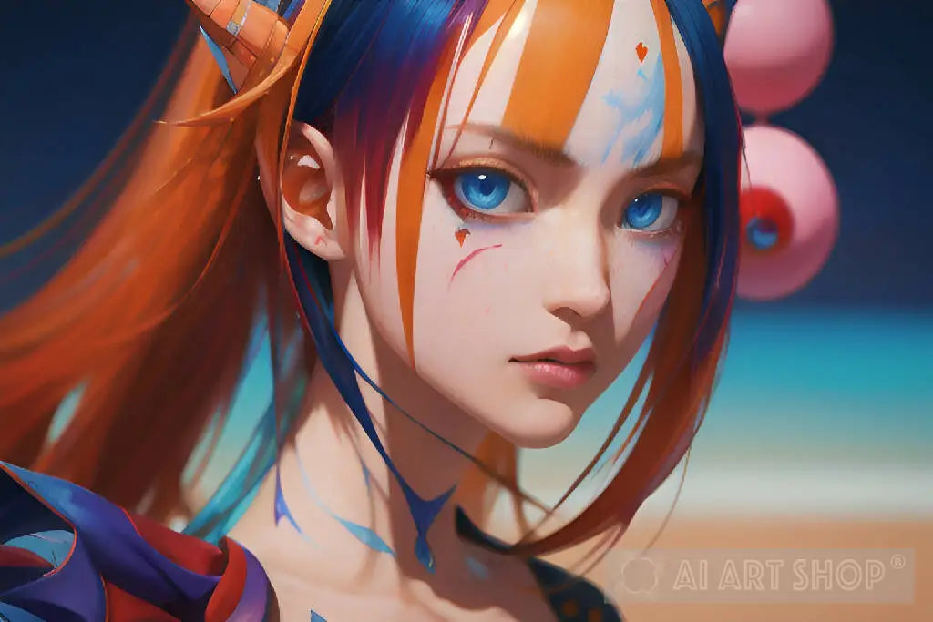 Blue Eyed Blue Eyes Anime Girl