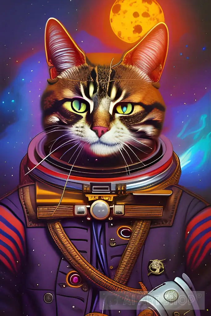 Cute Astronaut Cat