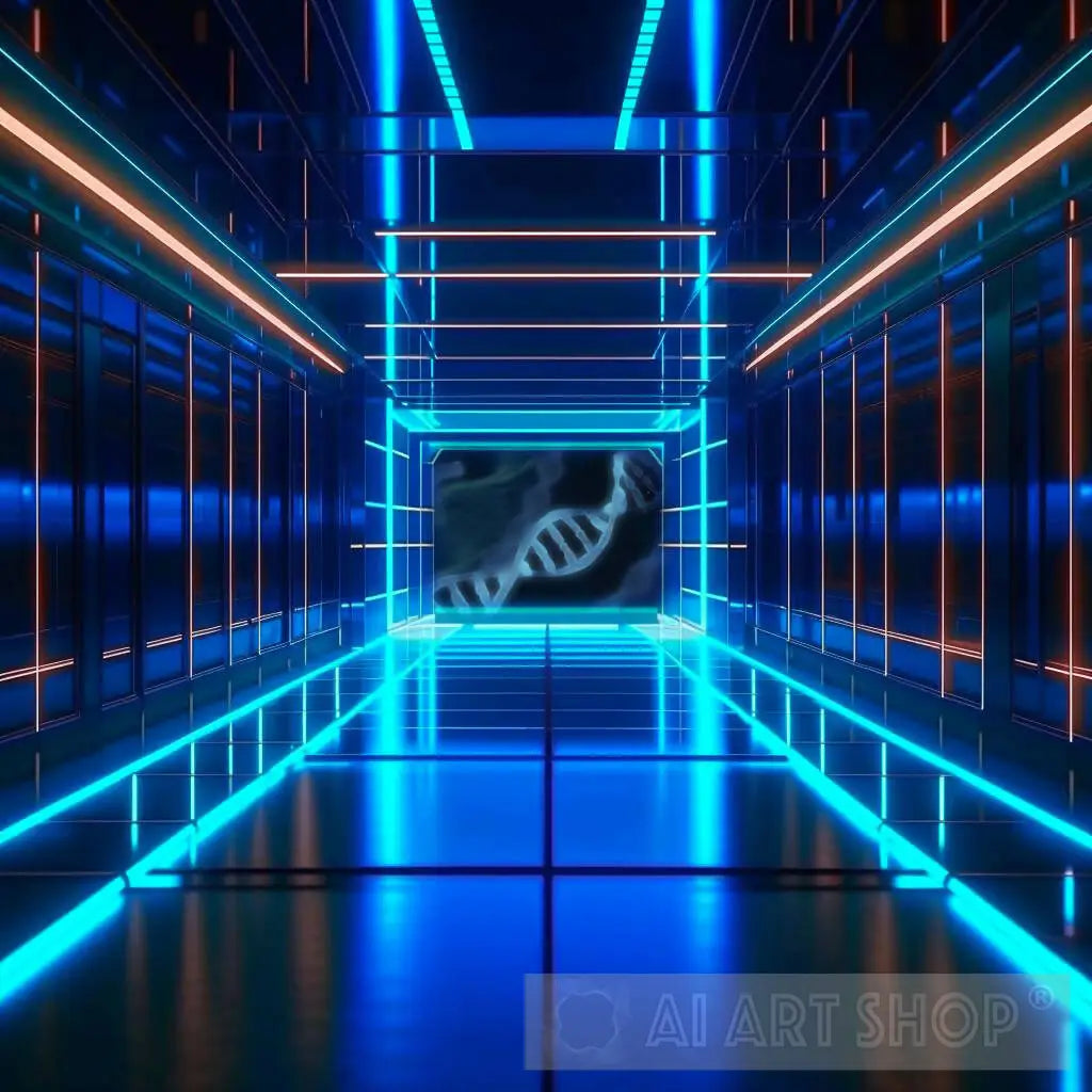 cyber, square, DNA, life