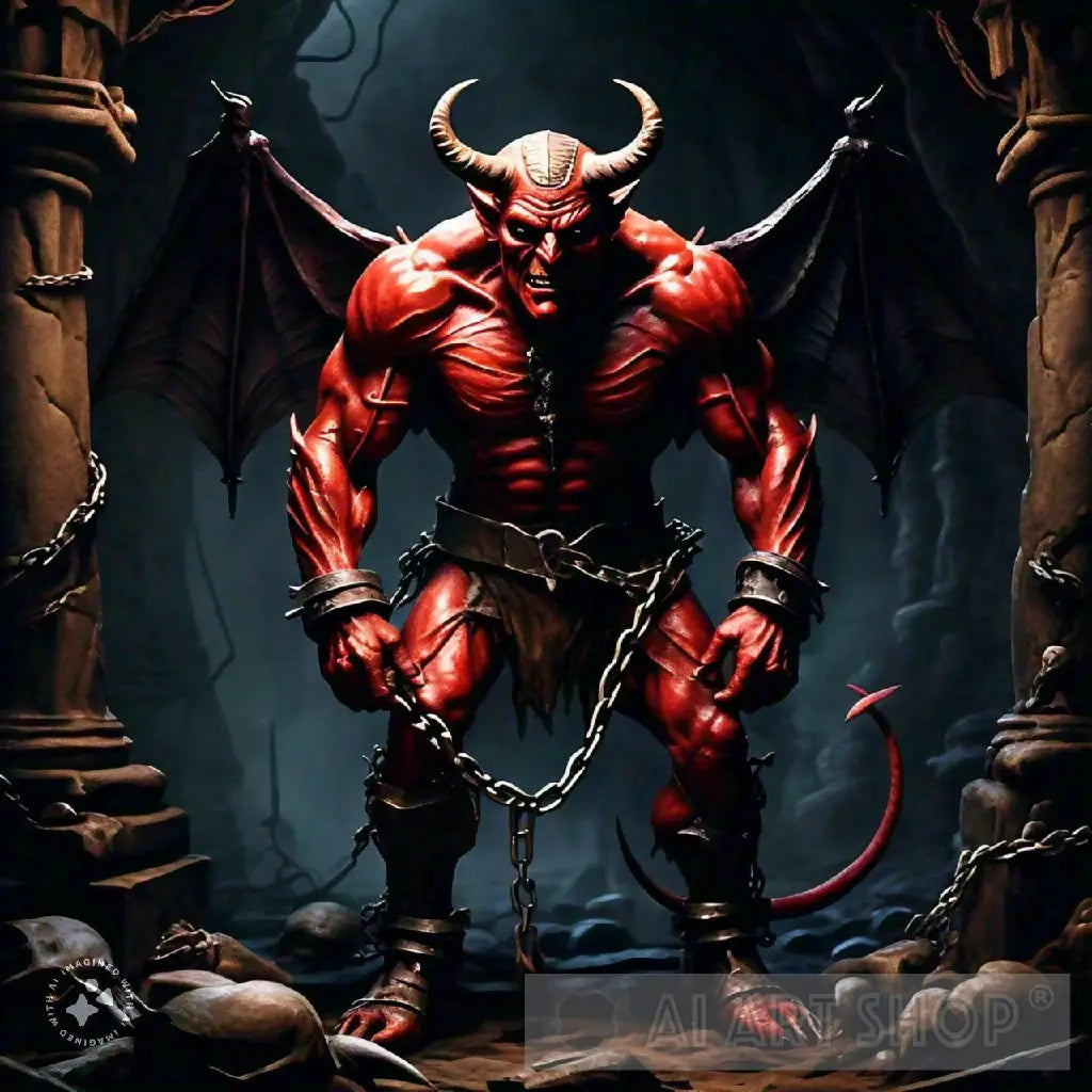 Devil taken to hell