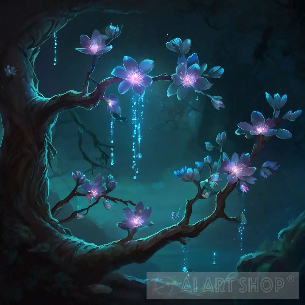 Enchanted Blossoms - AI Art Shop