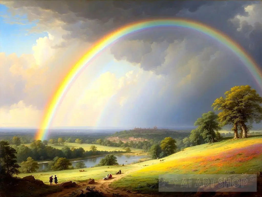 Hampstead Heath, with a Rainbow