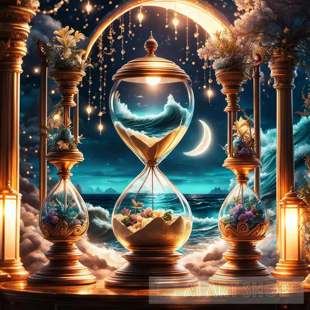 Hourglass AI Art: Redefining Creative Expression