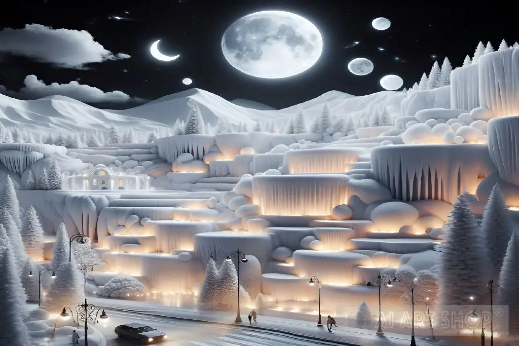 Illuminated Ice Kingdom, Ice Kingdom, Illuminated, Ice