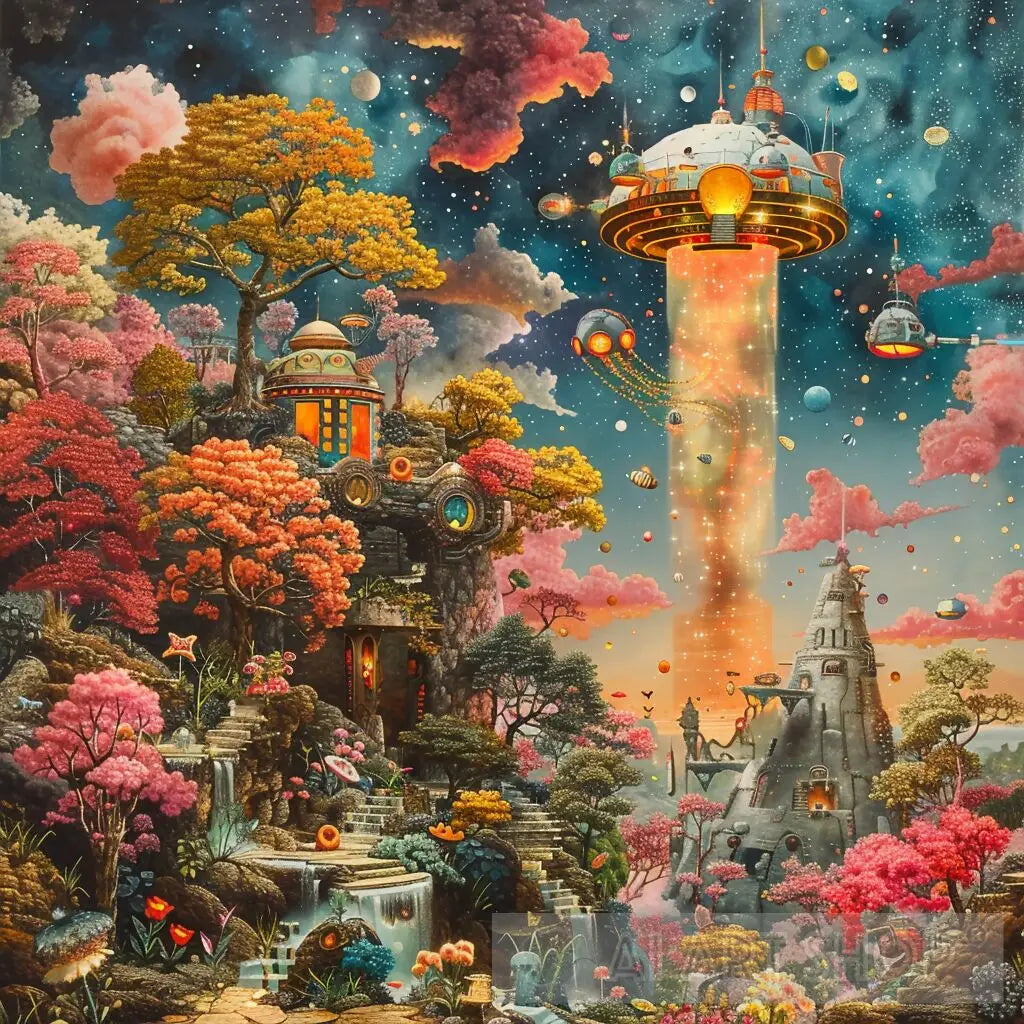 Mechanical Park - Surreal Lowbrow Art