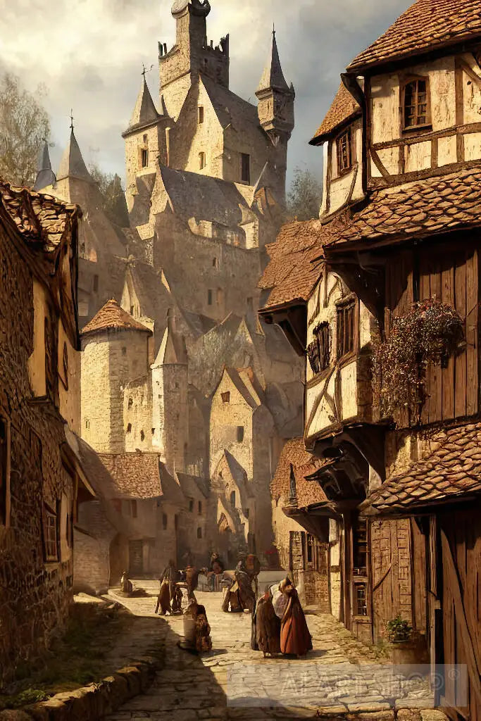 Medieval Village by Future Art