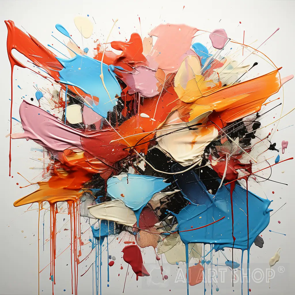 Modern art with full of emotions