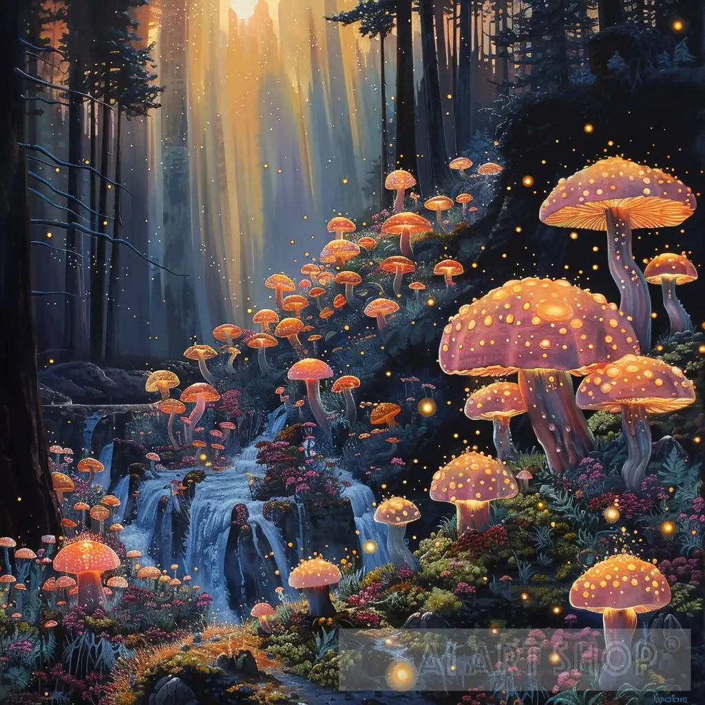 Neon Forest - Surreal Lowbrow Art