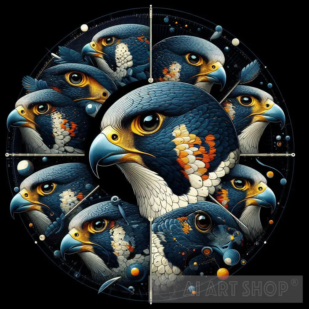 Peregrine Falcon NFT Artwork | Majesty Series