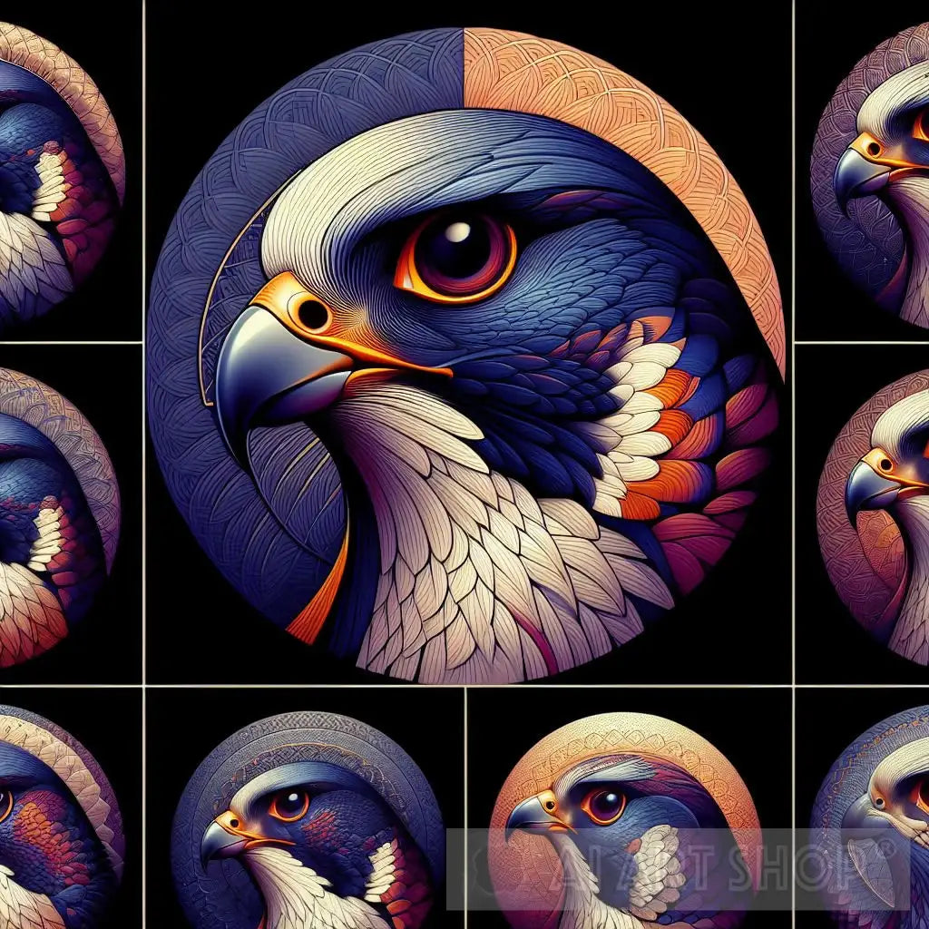 Peregrine Falcon NFT Artwork | Majesty Series