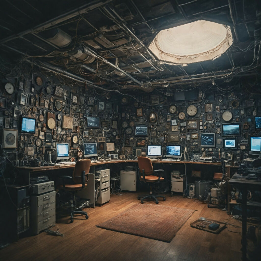 “Timekeeper’s Tech Den: Where Vintage Clocks Meet Modern Technology”