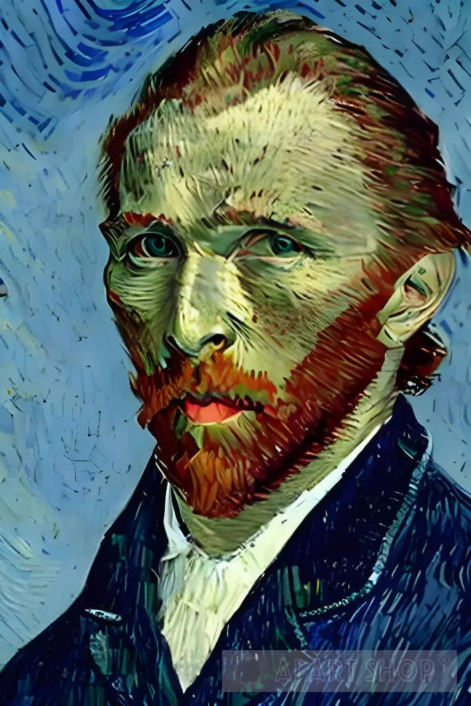 portrait, vincent van gogh style, vincent van gogh painting, vincen...