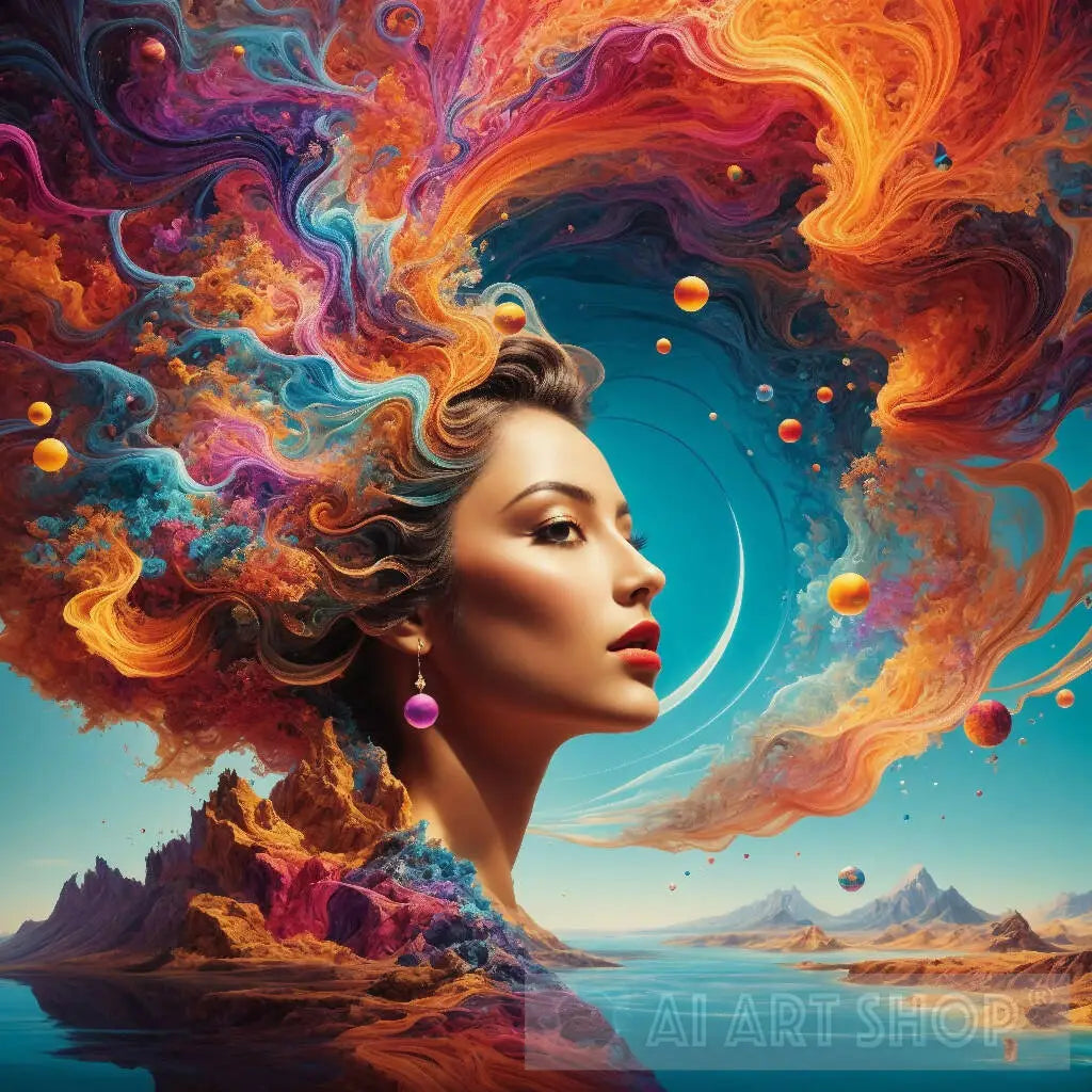 Quantum Dreams: A Surreal Fusion Inspired by Dali I