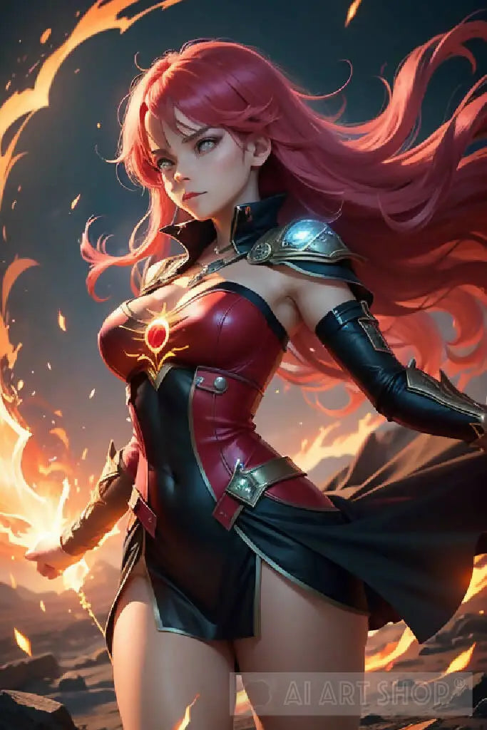 "Ruby Blaze: Sparks of Destiny"