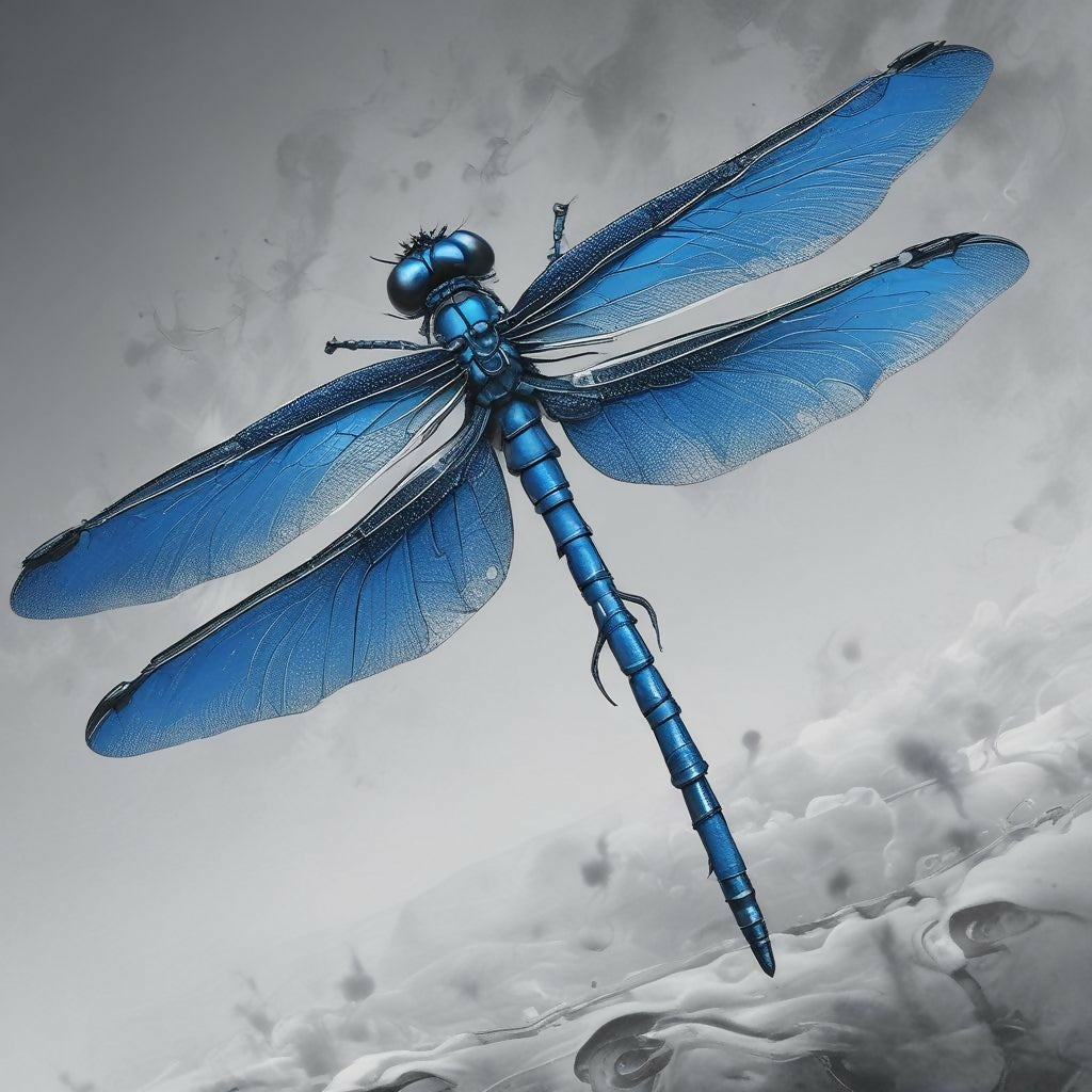 Blue Dragon Fly