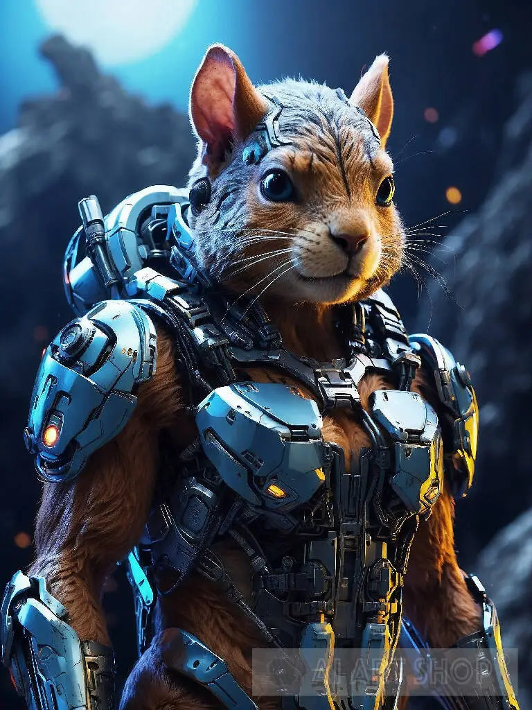 Squirrel in cyborg body #1