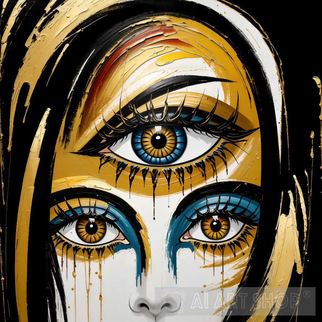 AI Generated painting Third Vision.