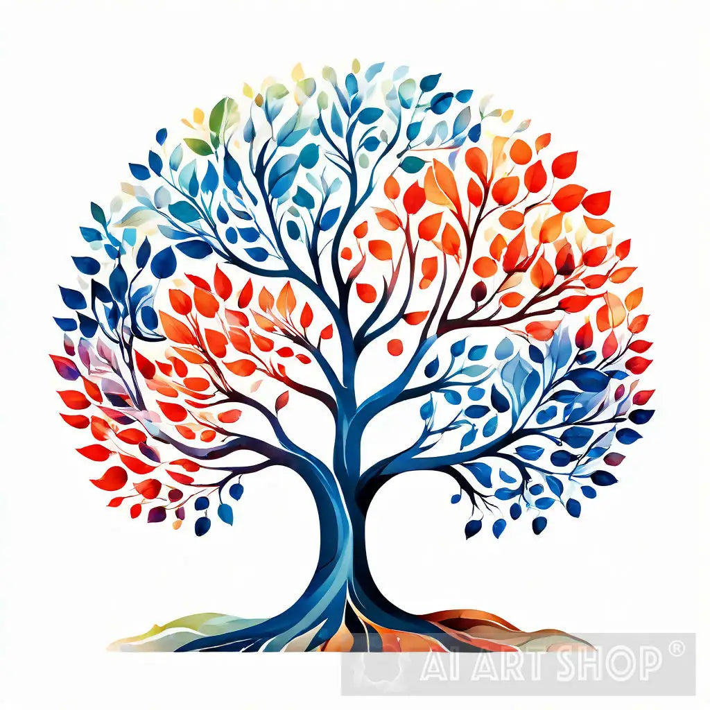 Vibrant Tapestry | AI Art Shop