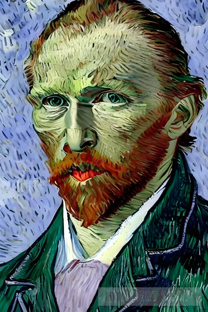 vincent portrait, vincent van gogh style, vincent van gogh painting...