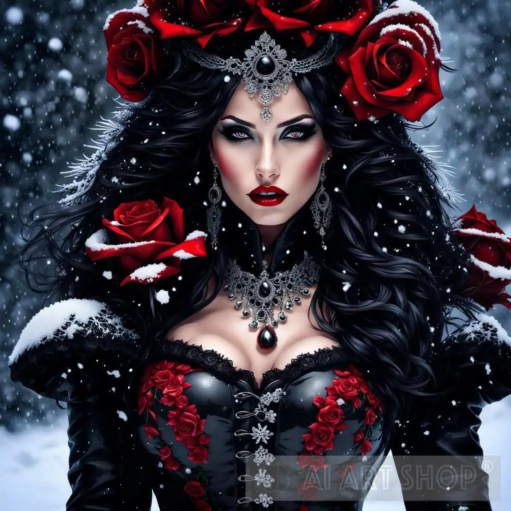 Gothic winter queen