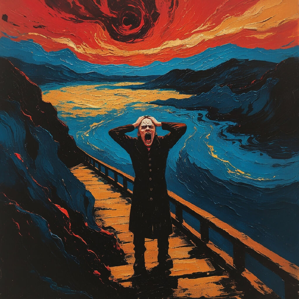 Existential angst and emotional turmoil