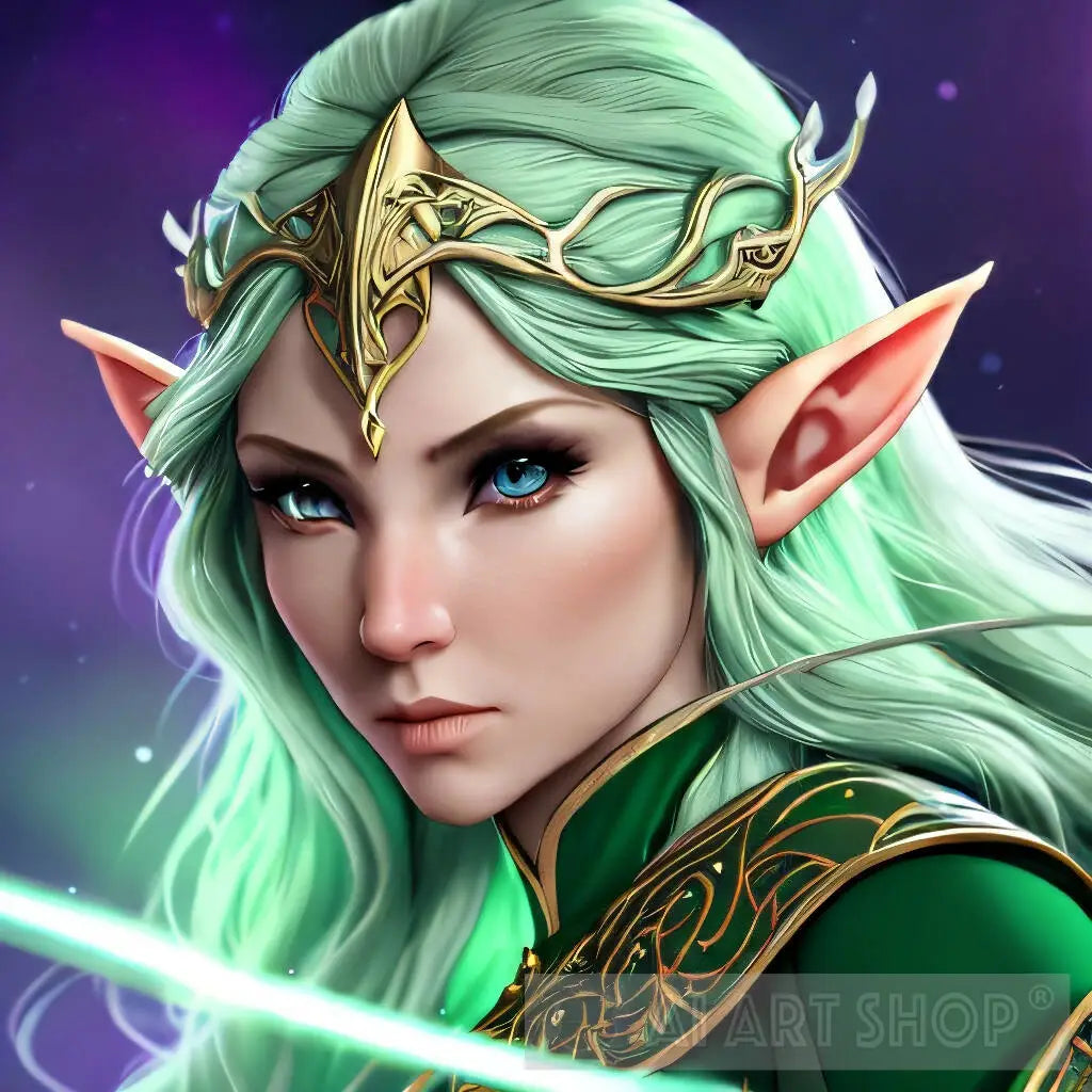 Female elves, beautiful, majestic, unique
