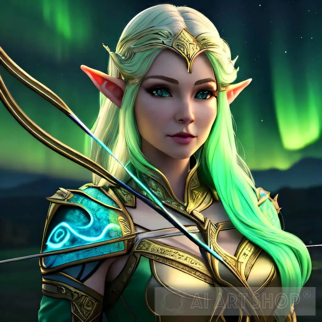 Female elves, beautiful, majestic, unique