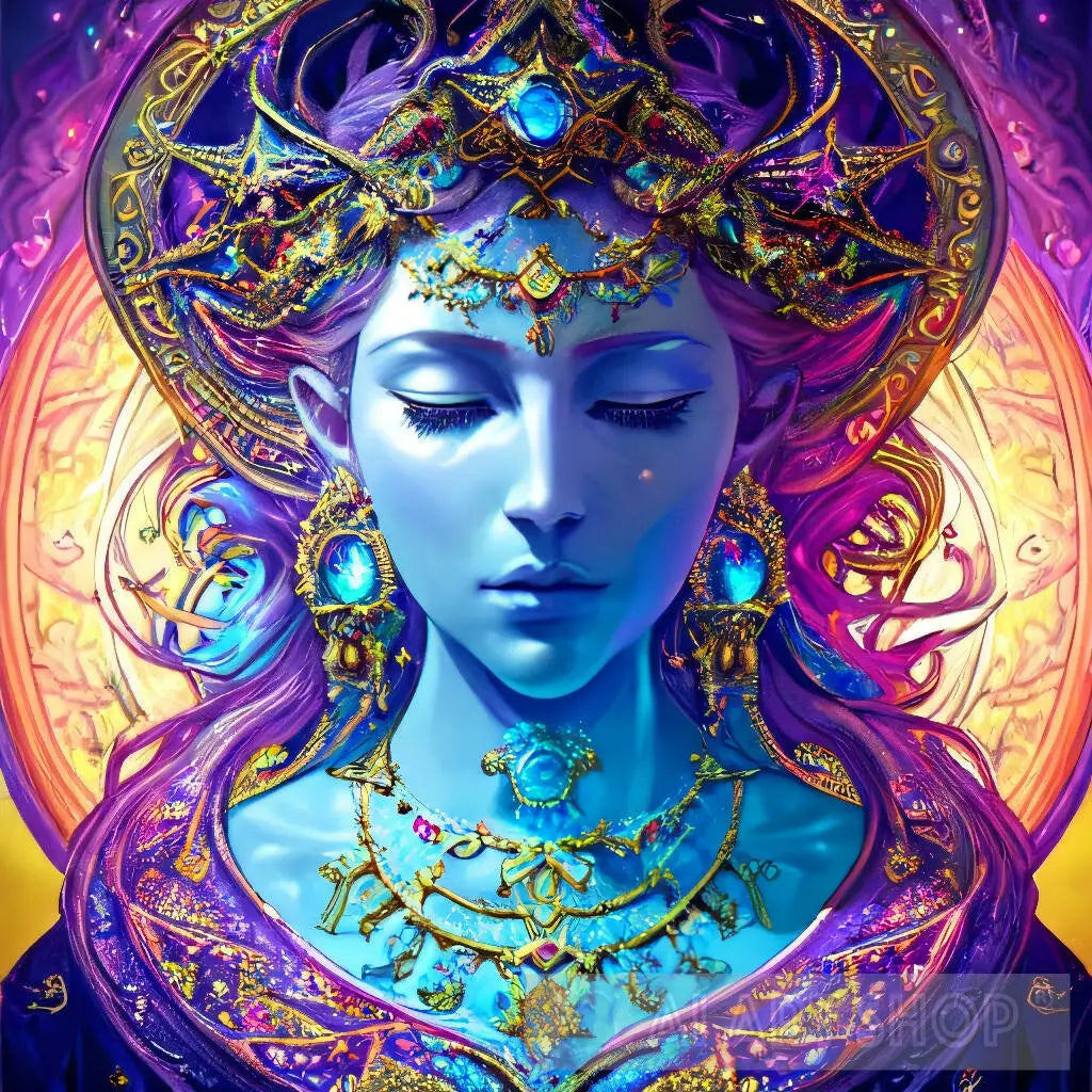 Beautiful, goddess, elegant, refined, colorful