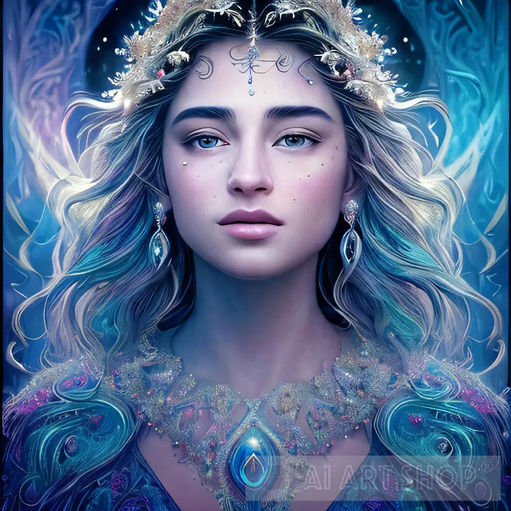 Beautiful, goddess, elegant, refined, colorful