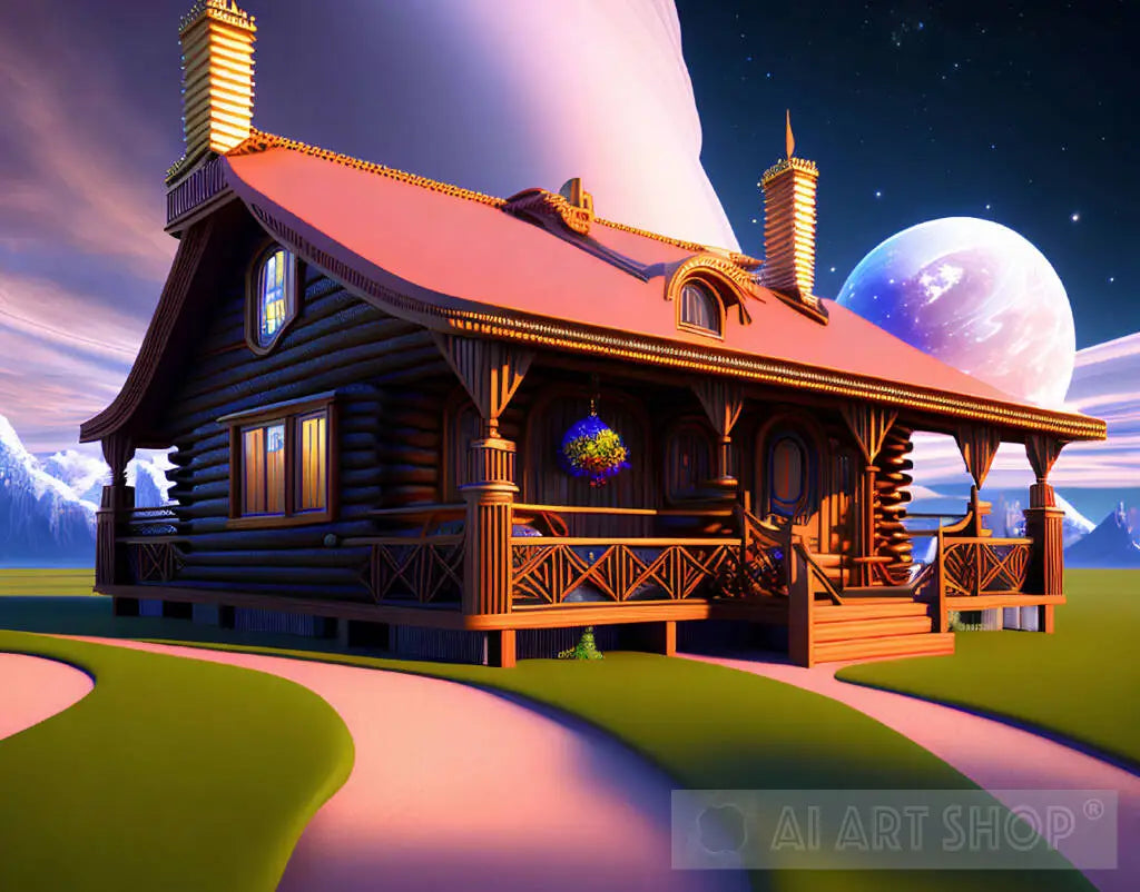 16. Fantasy Dwarf House - AI-generated Art