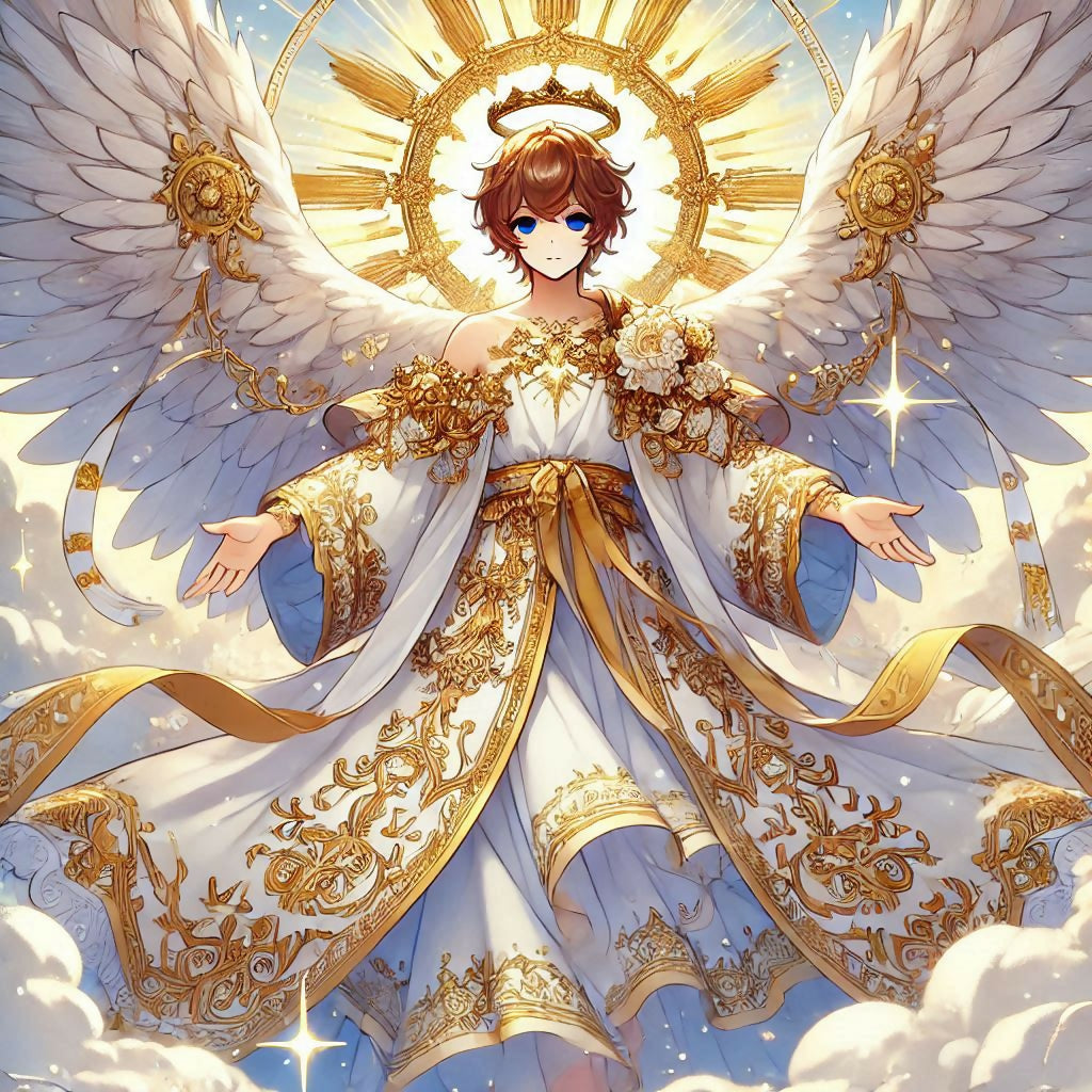 Archangel Gabriel in Anime Style