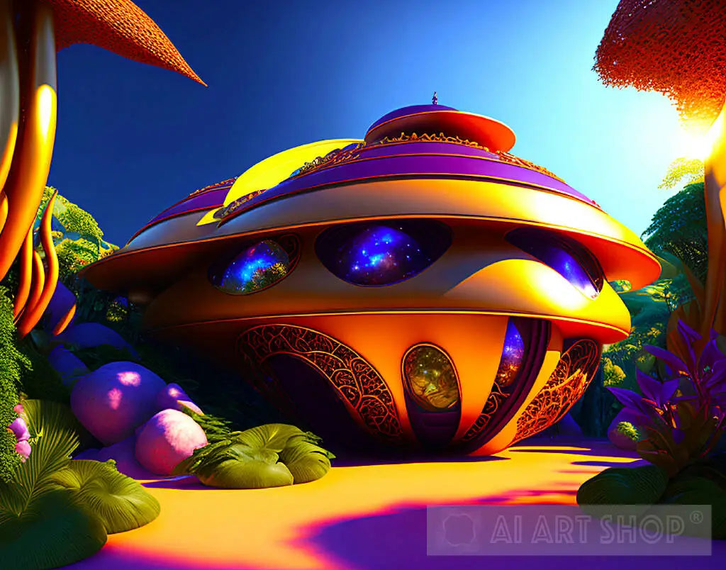 24. Fantasy Dwarf House - AI-generated Art