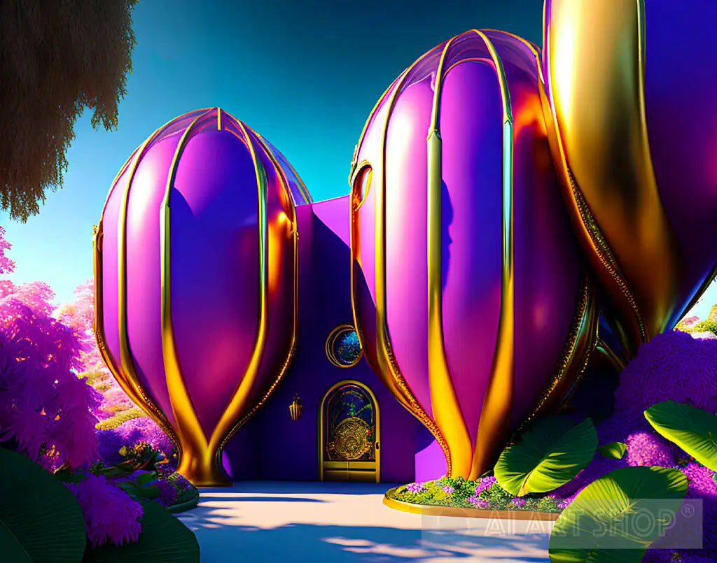 27. Fantasy Dwarf House - AI-generated Art