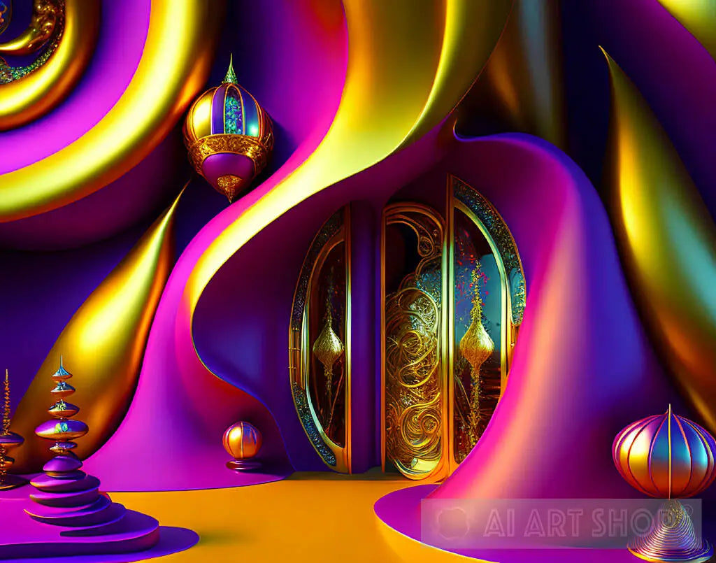 29. Fantasy Dwarf House - AI-generated Art