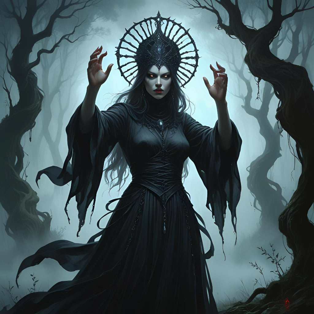Dark Priestess ín the Forest