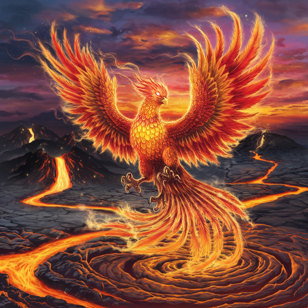 fantasy phoenix art
