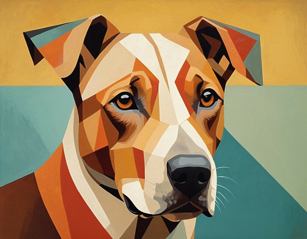 Cubist dog