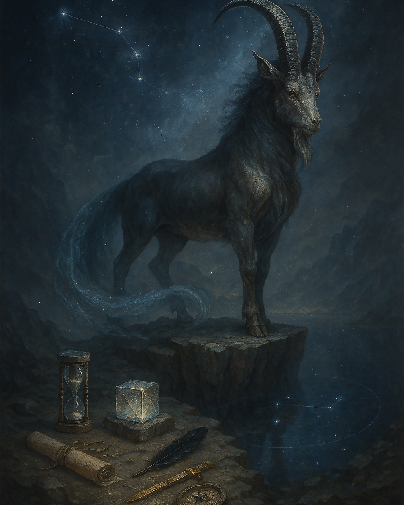 capricorn sea goat celestial zodiac builder cosmic ancient constell...