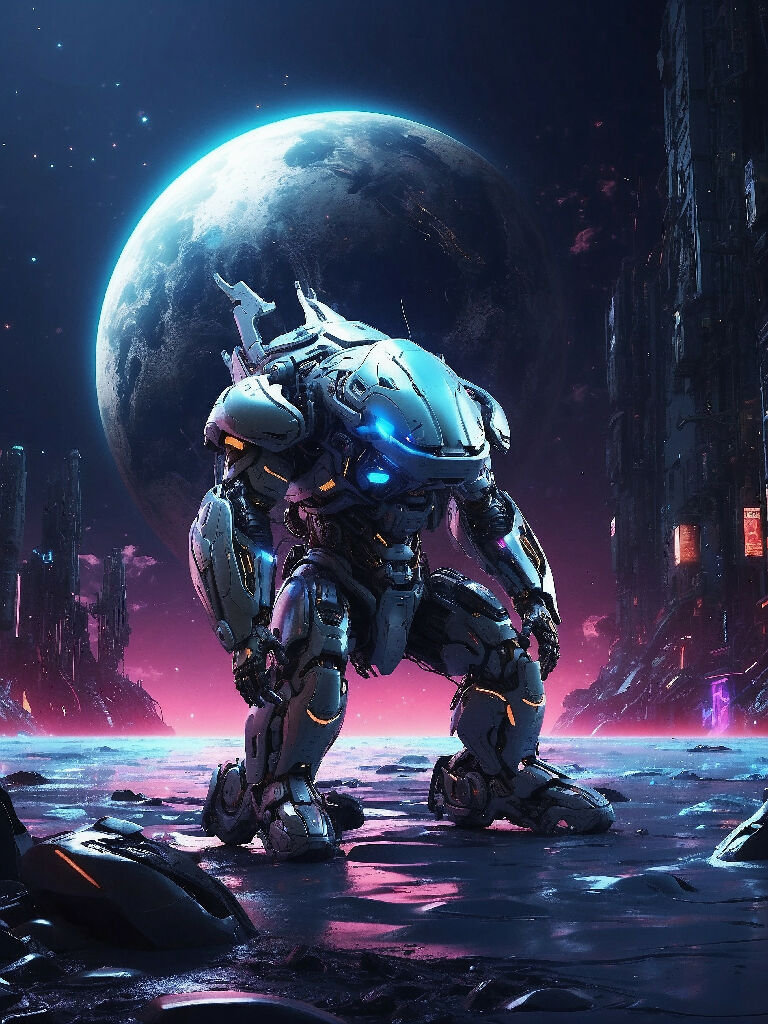 Whale in cyborg body #5