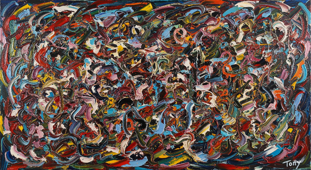 Abstract art, Void, Gestural Abstraction, impasto