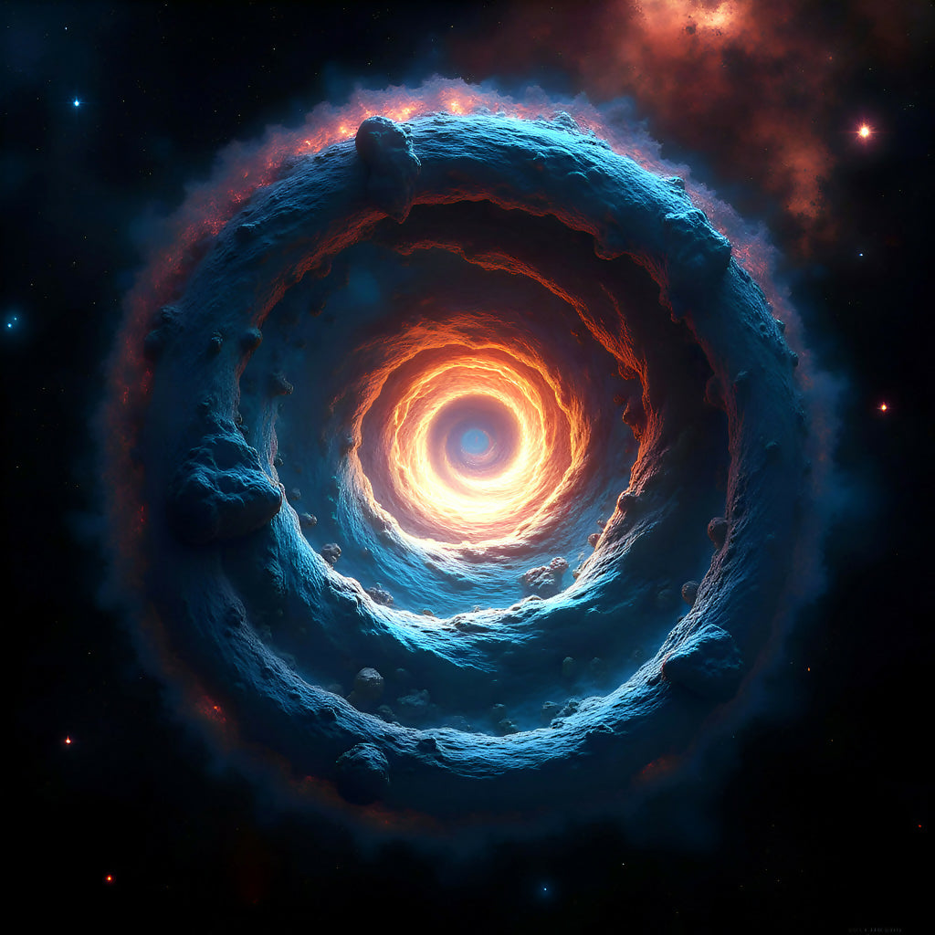 Cosmic Vortex Radiance - Stunning AI-Generated Space Artwork