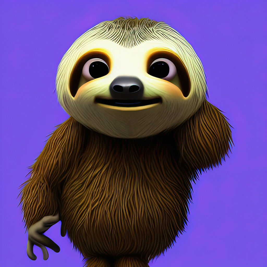 Get ready to smile and slow down with this cute sloth illustration!...