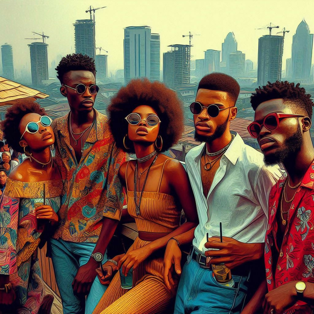 Immerse yourself in the vibrant energy of Lagos with Lagos Skyline ...